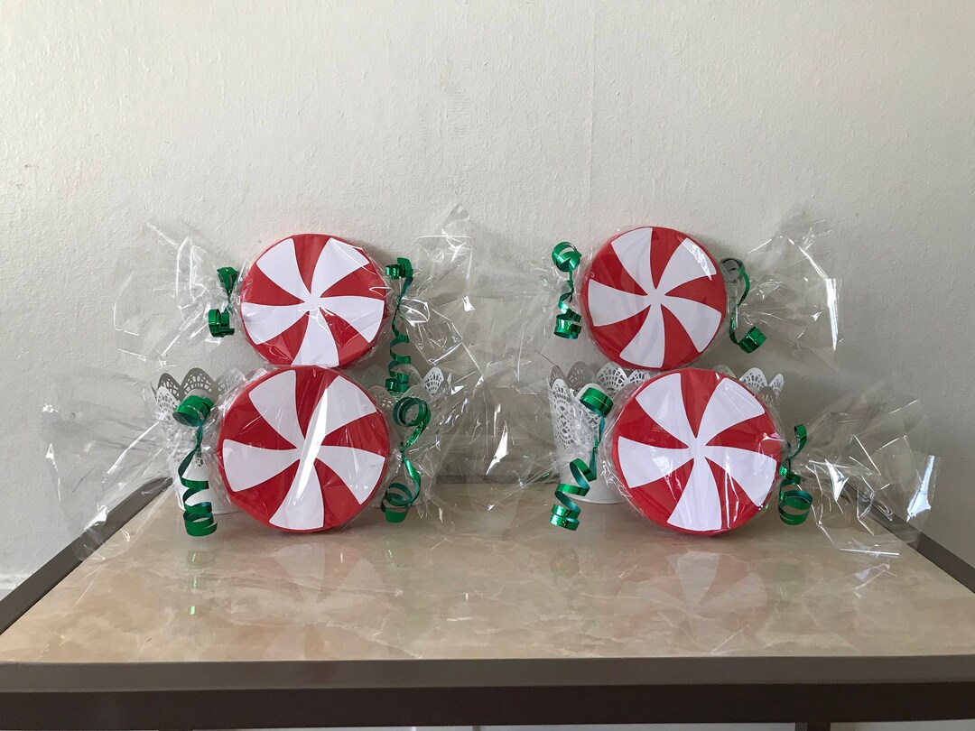 Peppermint Candy (set of 4). - Etsy