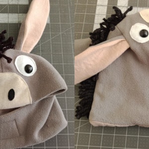 Donkey Dog Costume, Animal Dog Costume, Donkey Dog Hat, Halloween Dog ...