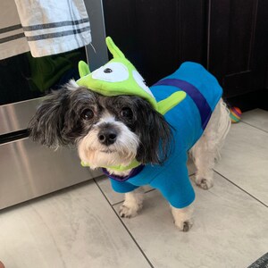 Alien Dog Costume, Toy Story Alien Dog Outfit, Halloween Dog Outfit ...
