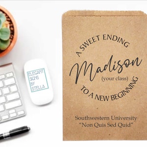 Graduation Cookie Bag, Graduation Favor Bags, Class of 2024, Cookie Bag ...