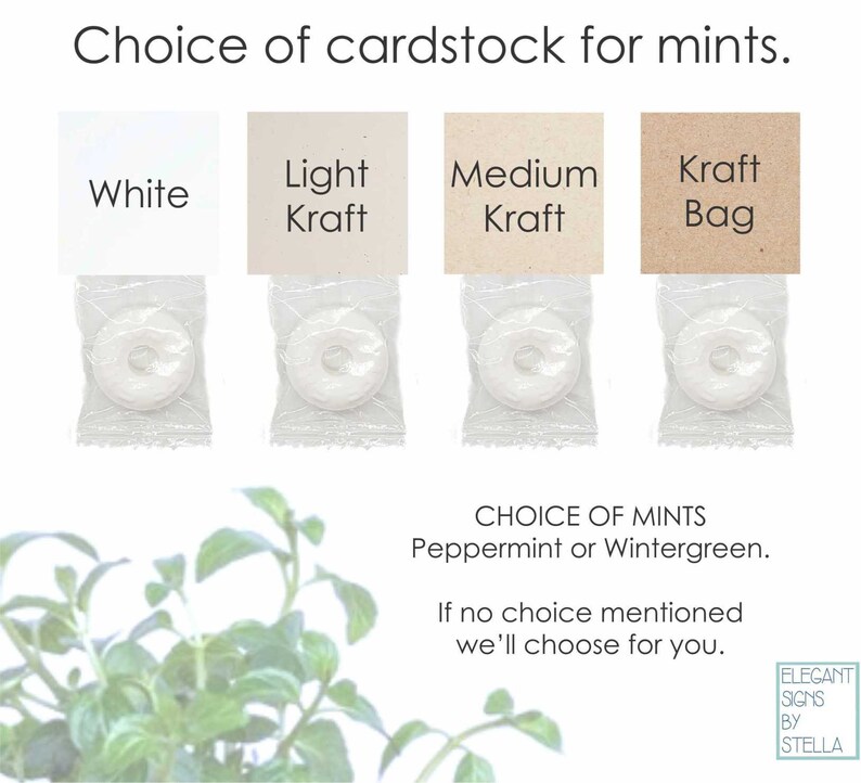 25 or 50 Wrapped Mints Custom Mints Graduation Mints Mint | Etsy