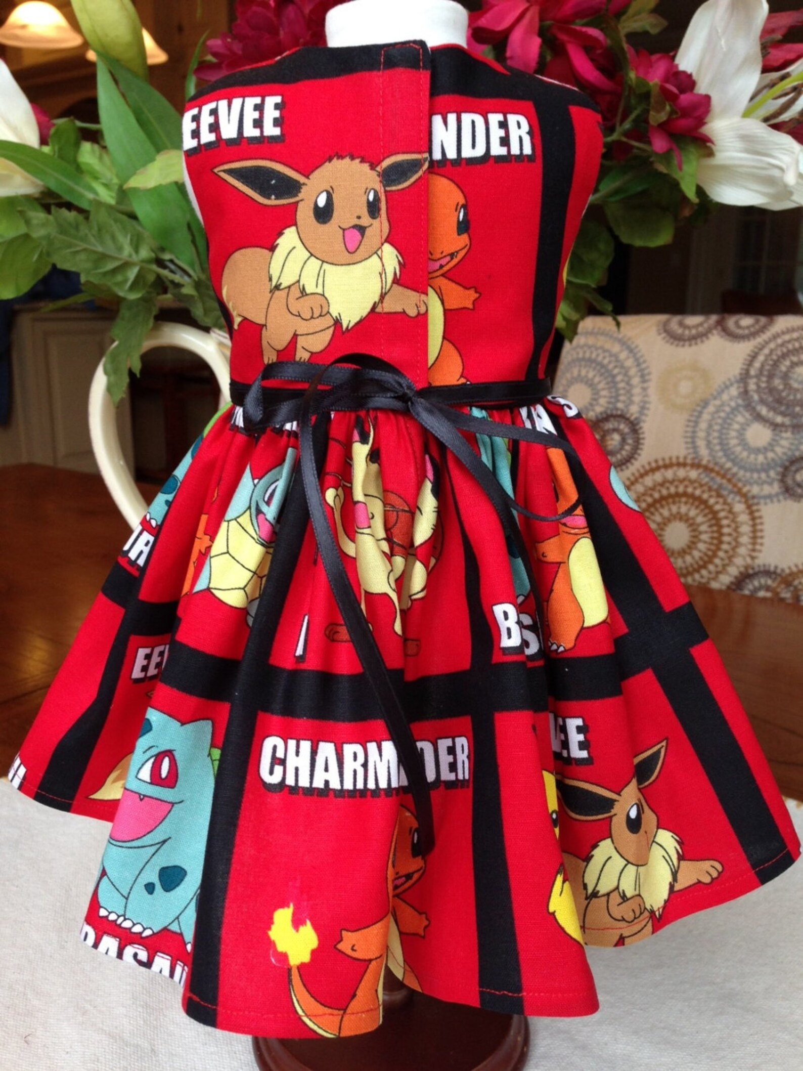 Pokemon Dress Featuring Bulbasaur Fits 18 Inch Dolls Including - Etsy