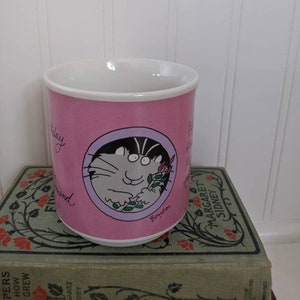 Vintage Sandra Boynton Cat Pink Birthday Mug - Etsy