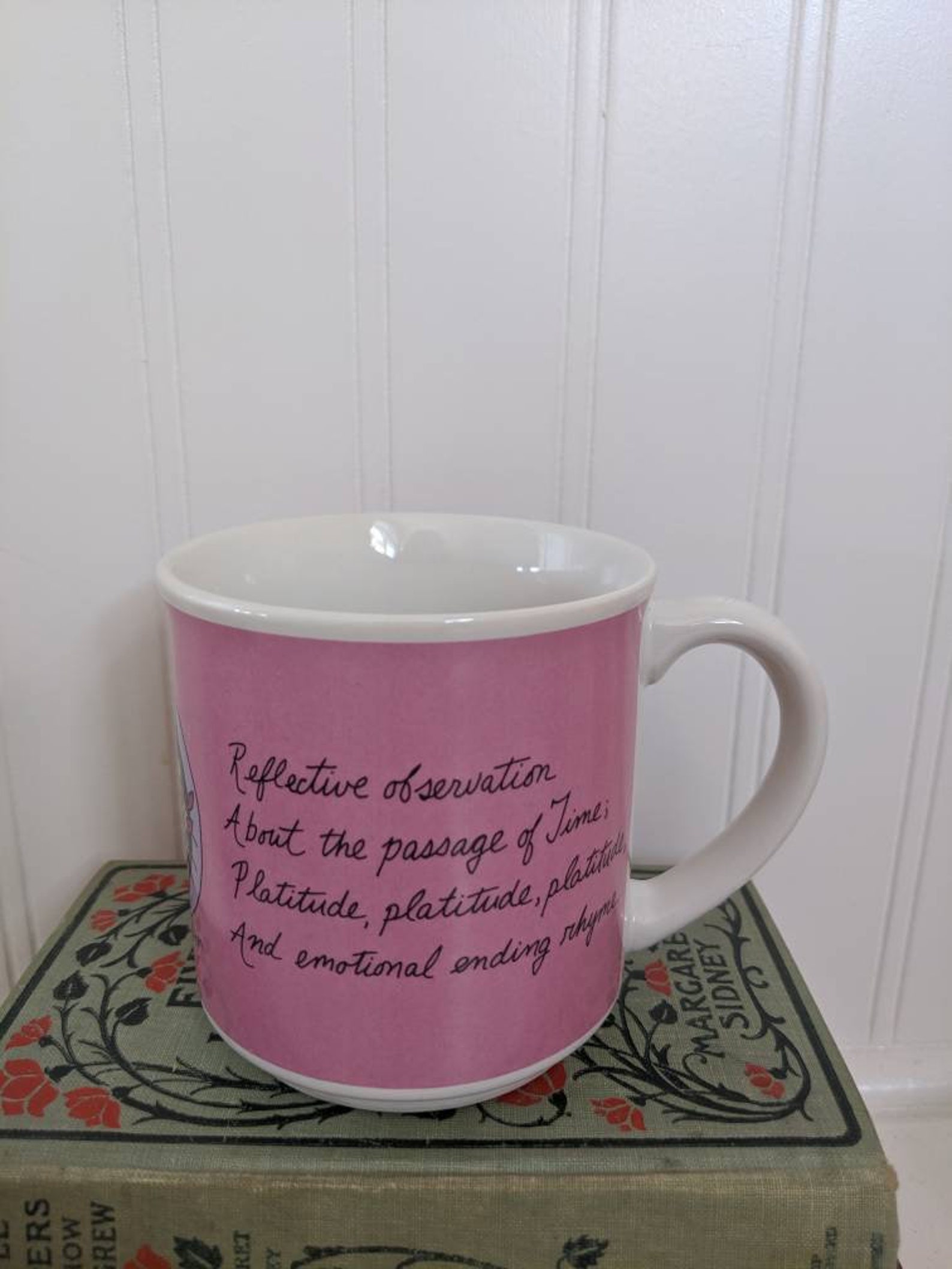 Vintage Sandra Boynton Cat Pink Birthday Mug - Etsy