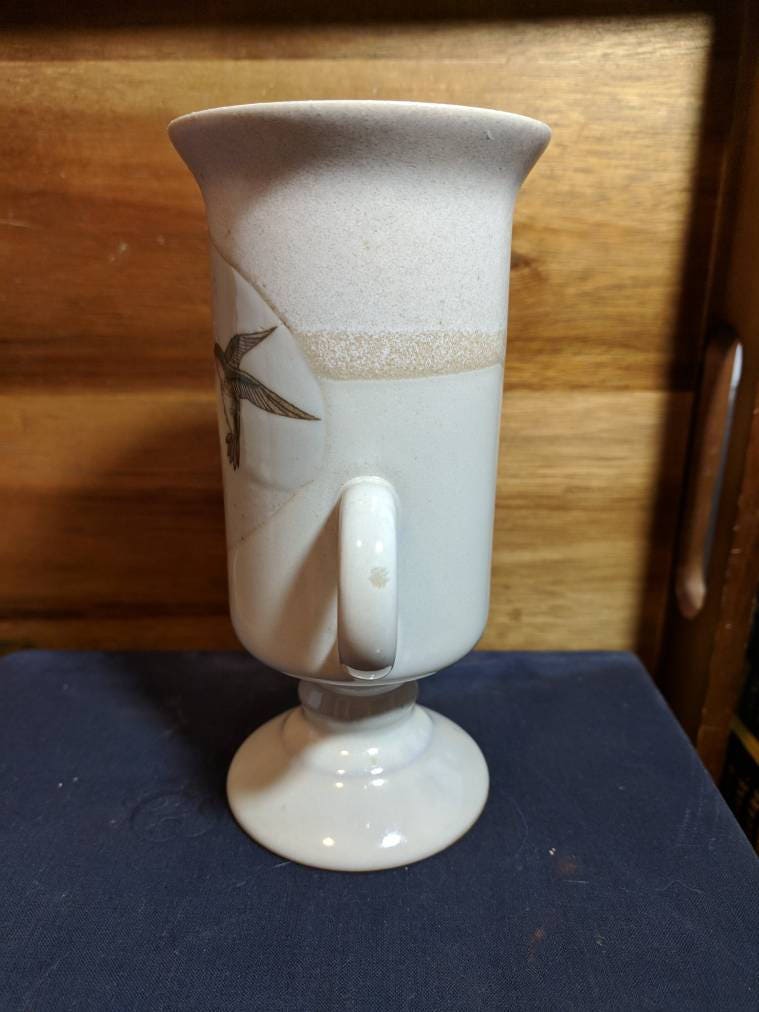 Vintage Otagiri Japan Stoneware Hummingbird Footed Pedestal Irish ...
