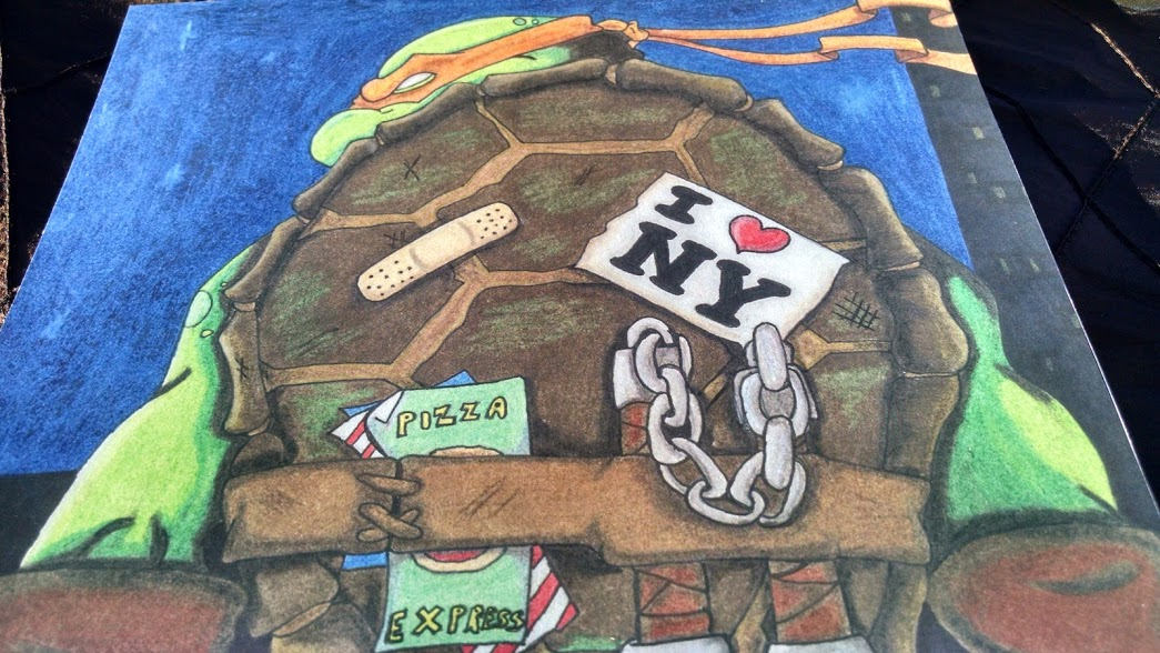 TMNT Color Pencil PRINT Art / Teenage Mutant Ninja Turtles / | Etsy