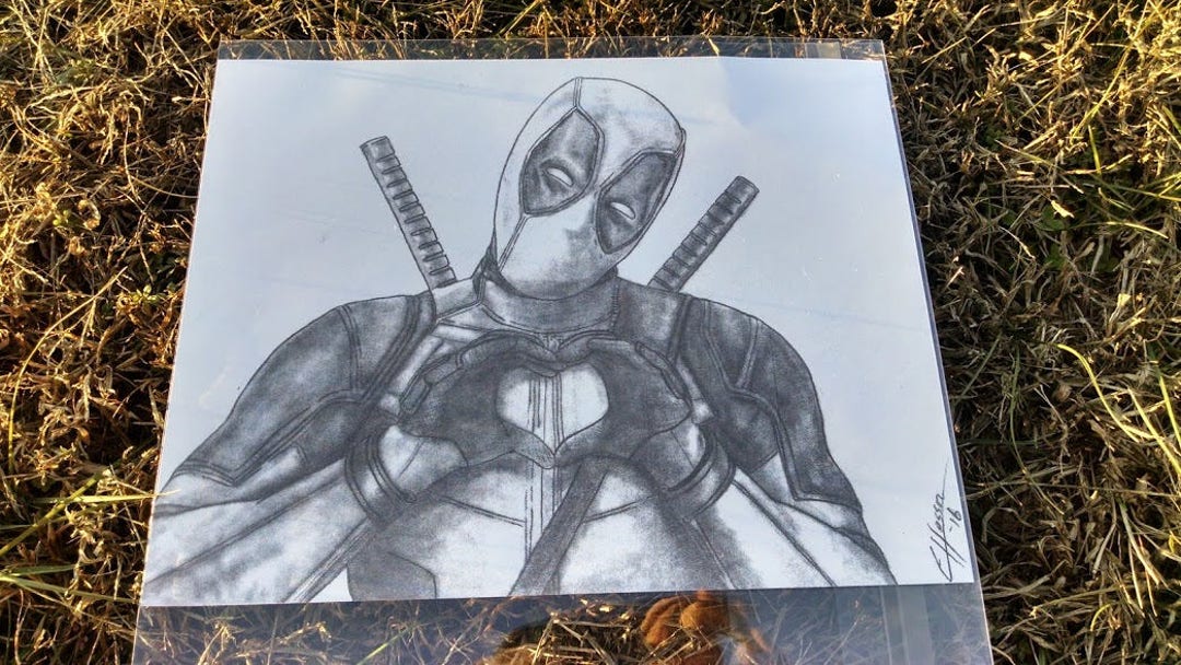 Deadpool PRINT Sketch Artwork / Marvel / Geek Gifts / Nerdy Gifts ...