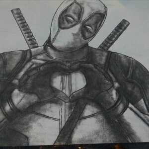 Deadpool PRINT Sketch Artwork / Marvel / Geek Gifts / Nerdy Gifts ...