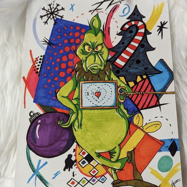 The Grinch Fan Art - Etsy