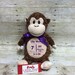 Baby Cubbies Personalized Stuffed Brown Monkey Adorable Baby Gift - Etsy