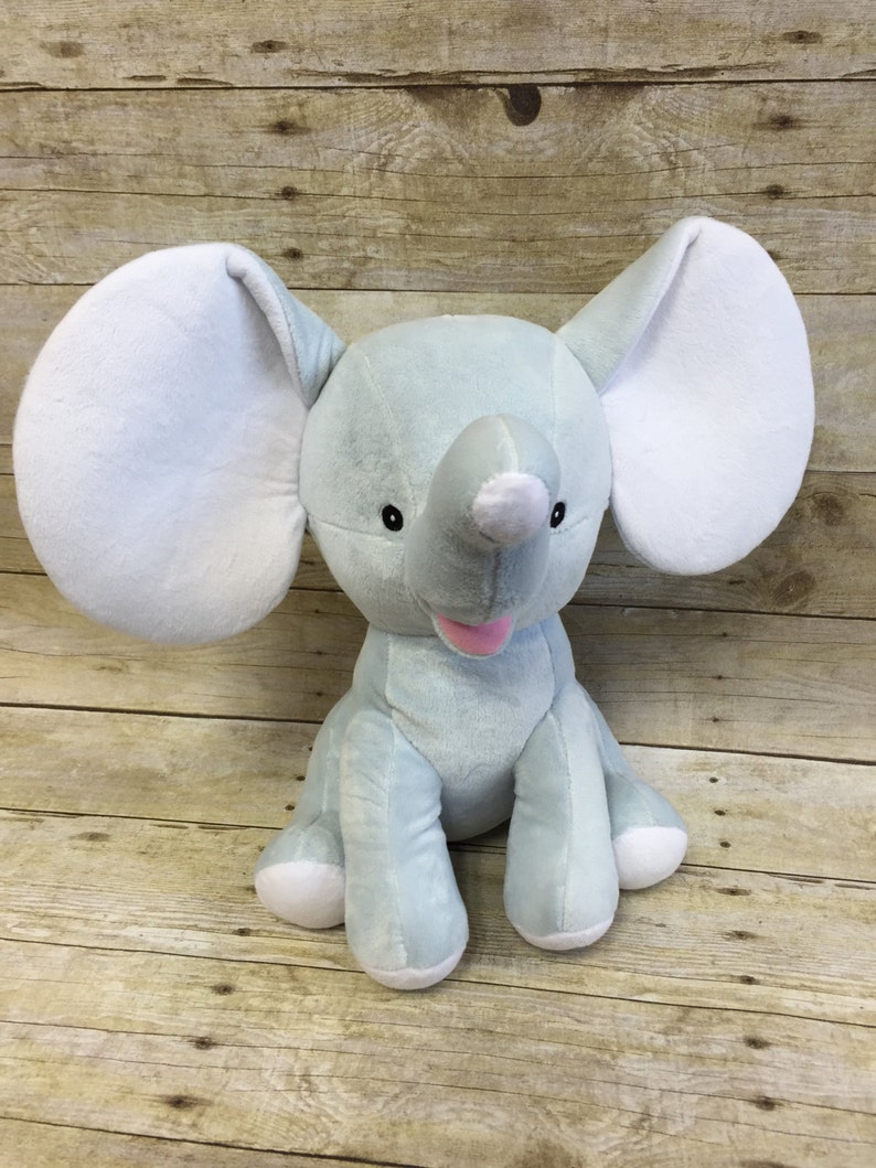 Baby Cubbies Personalized Stuffed BLUE Dumble Elephant - Etsy