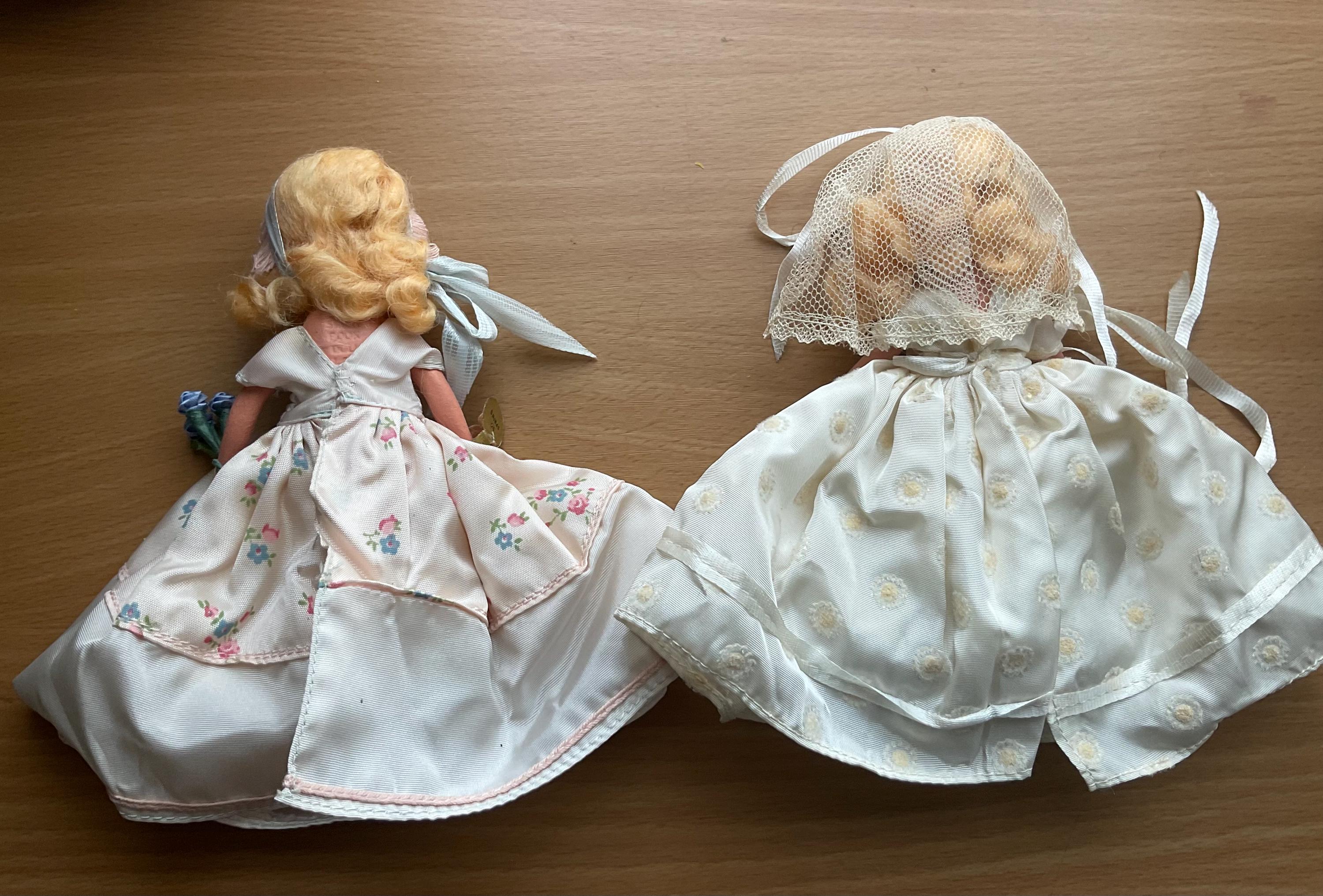 Vintage 40-50 S Storybook Dolls Bisque 5,5” by Nancy Ann Bride/ Spring ...