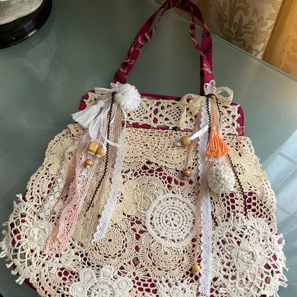 Shabby Chic Purse - Etsy