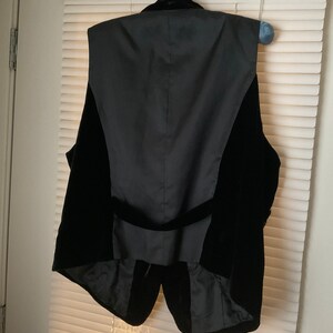 Artsy Black Vest Upcycled Sz XL Altered Couture Handmade - Etsy