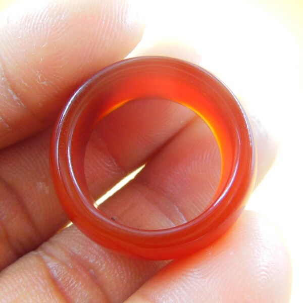 Red Jade Ring - Etsy