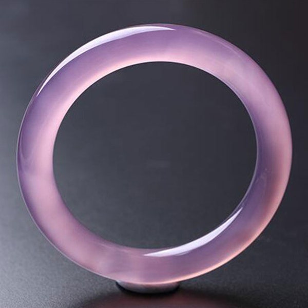 Pink Jade Bangle - Etsy