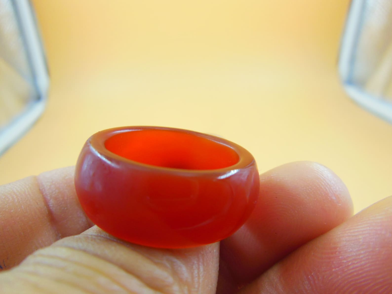 Natural A Red Jadeite Jade Ring Ring Size US9 - Etsy