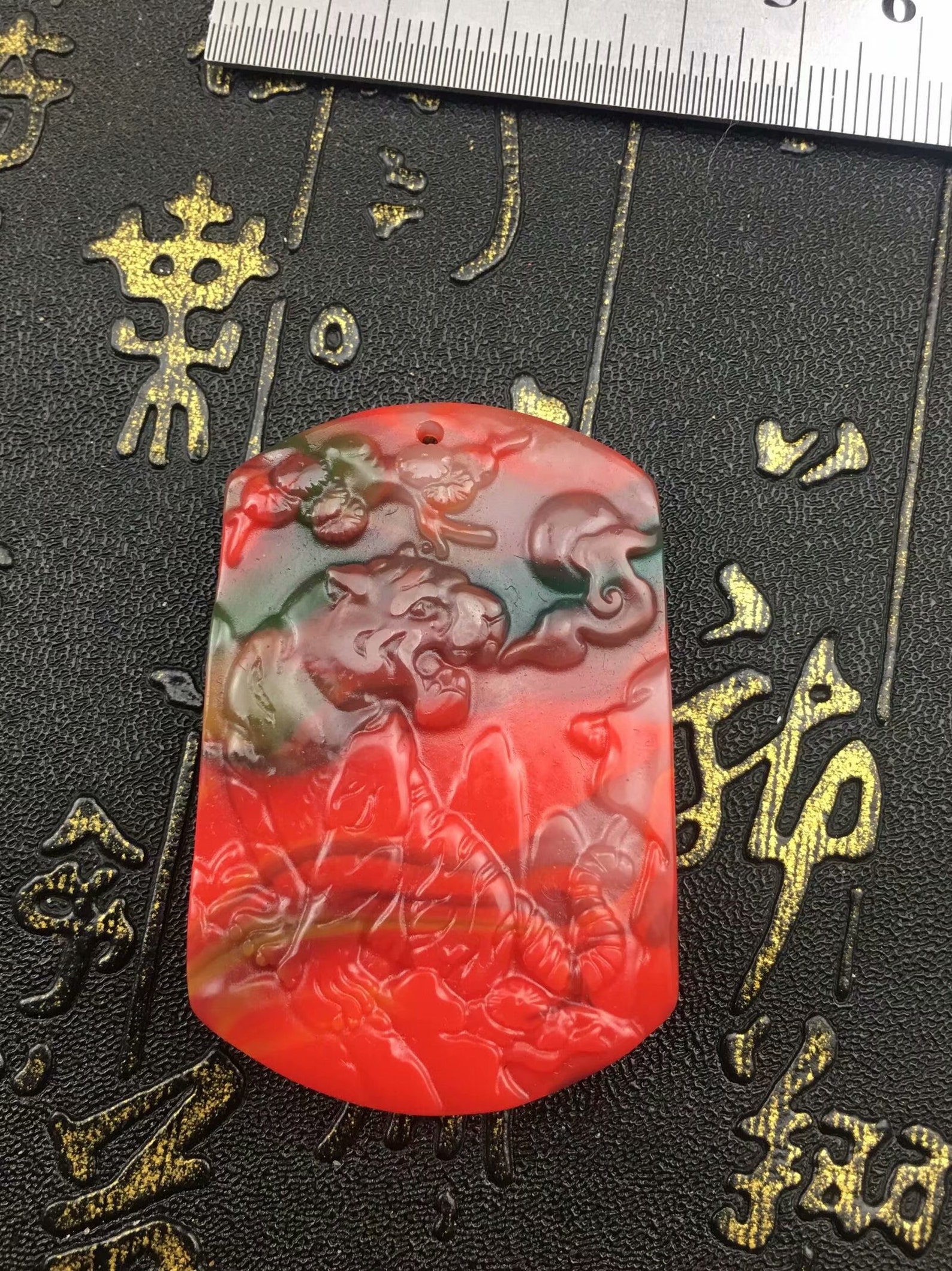 Natural Jade Ice Light Green and Red Jadeite Jade Tiger Animal - Etsy