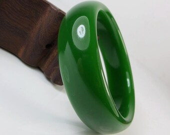 Jade Bangle - Etsy