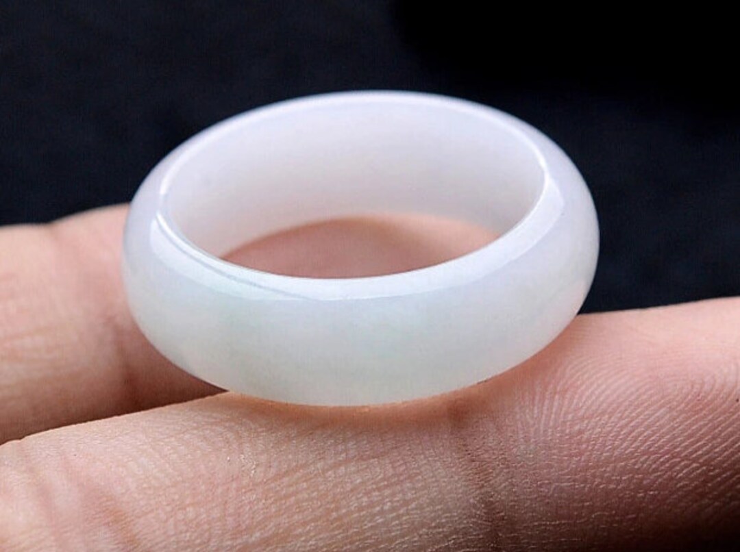 Noble Jade Ring White Men's Ring - Etsy
