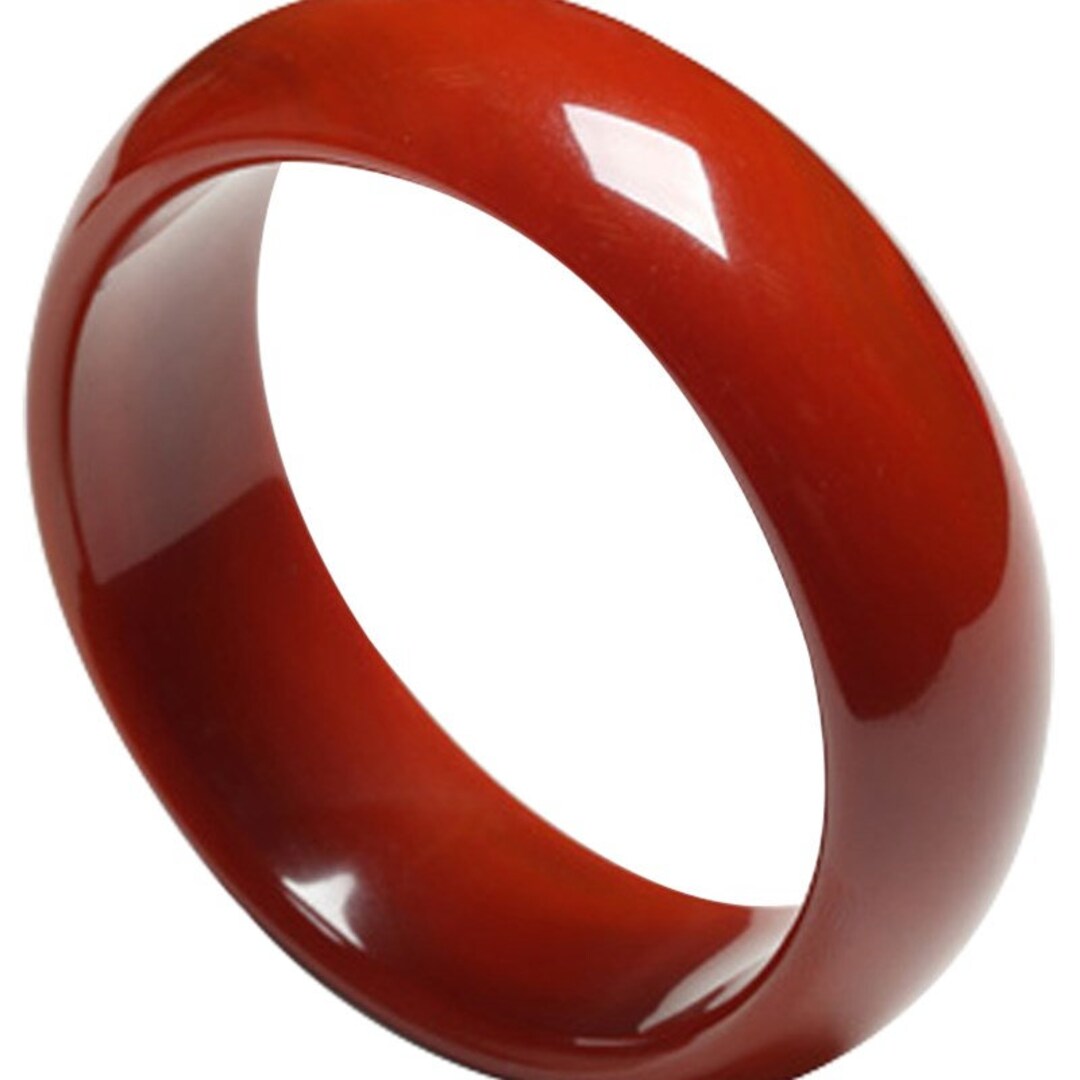 Natural Ice Light of the Red Jade Bangle Bangle Custom Size - Etsy