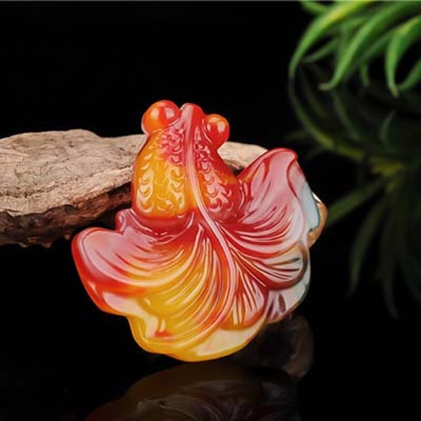 Jade Goldfish - Etsy