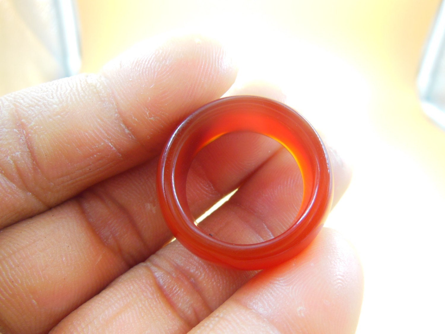 Natural A Red Jadeite Jade Ring Ring Size US9 - Etsy