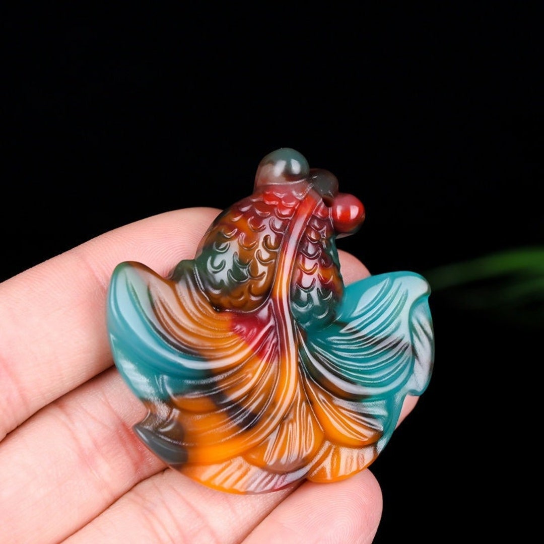 Natural Jade AAA Dark Blue Red Yellow Jadeite Jade Color Jade 3D ...