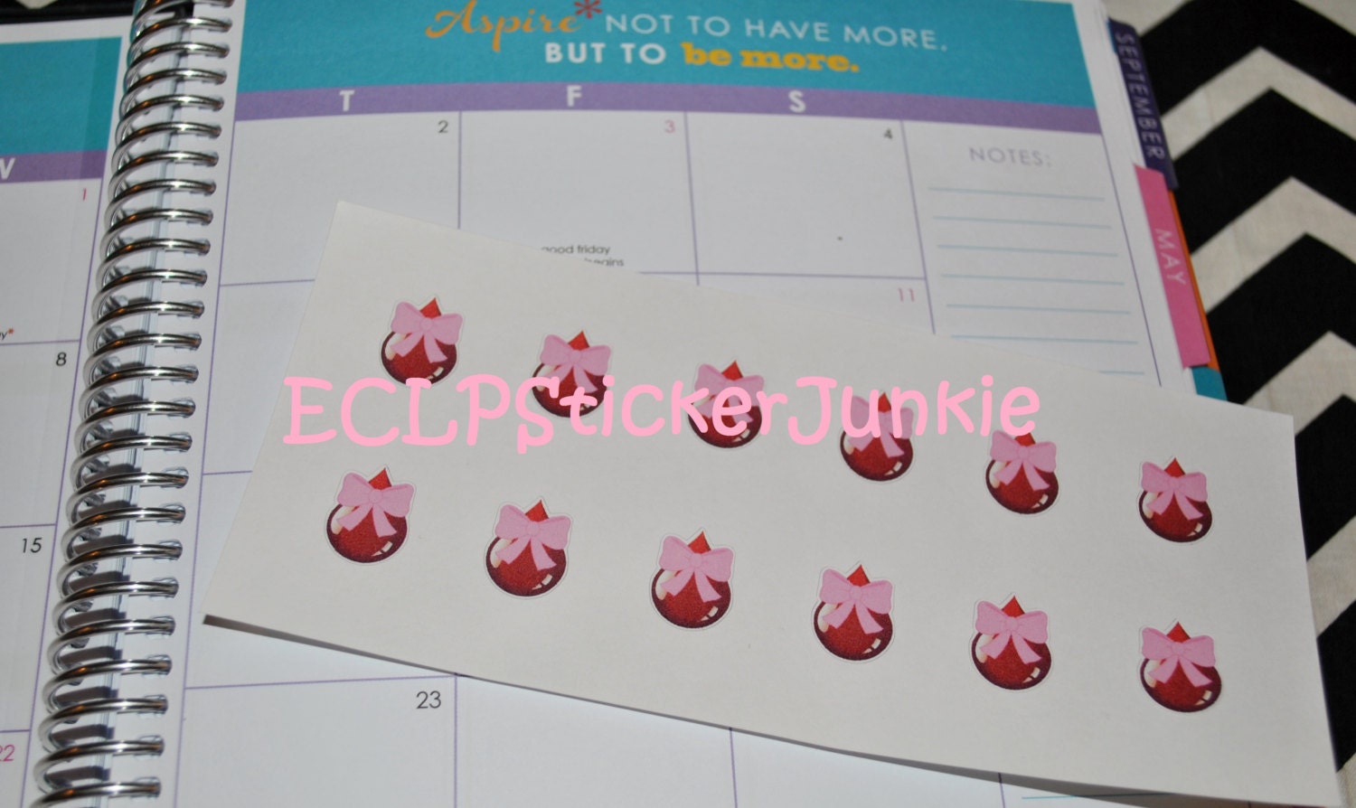 Monthly Cycle Period Tracker Aunt Flo Stickers for Erin | Etsy