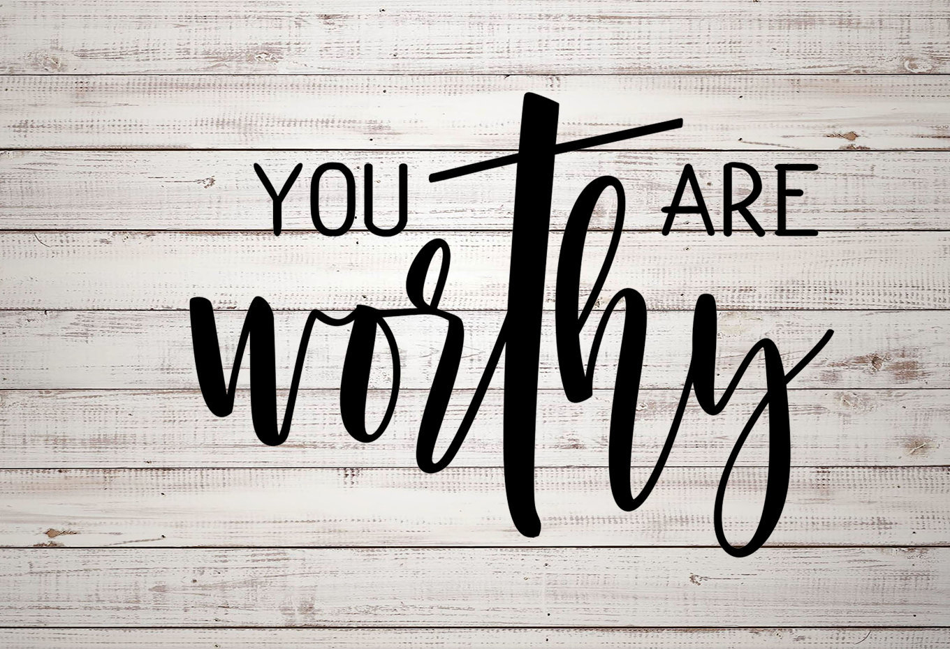 You Are Worthy Decal Bible Verse Stencil Vinyl Stencil - Etsy