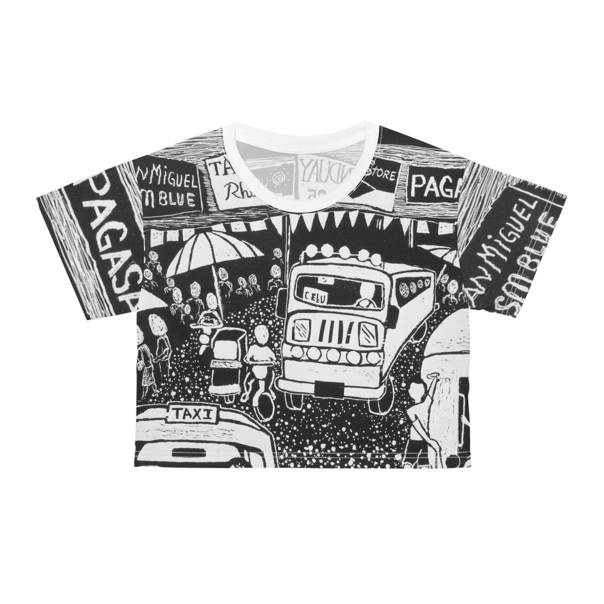Cebu Philippines - Filipino Market Street Crop Tee - Etsy