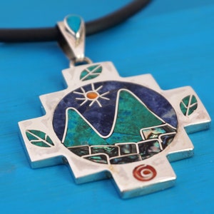 Macchu Picchu Pendant Necklace Inca Peruvian Silver Jewelry Handmade ...