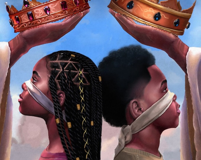 Crown Us Lord / Salaam Muhammad / African American Art / Black Art ...