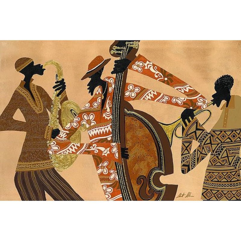 Black Jazz Art - Etsy