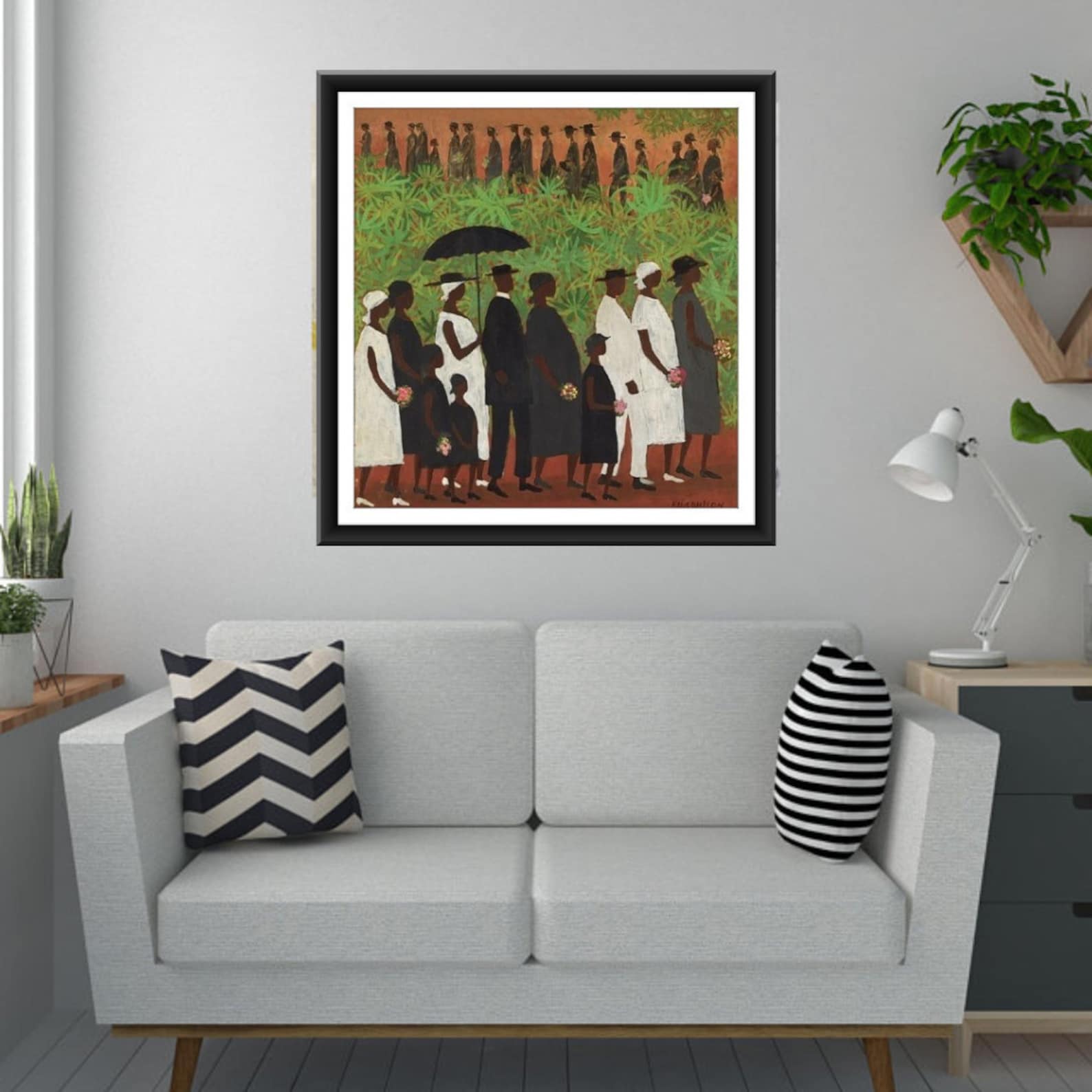 Ellis Wilson Funeral Procession Art Print – African American Art ...