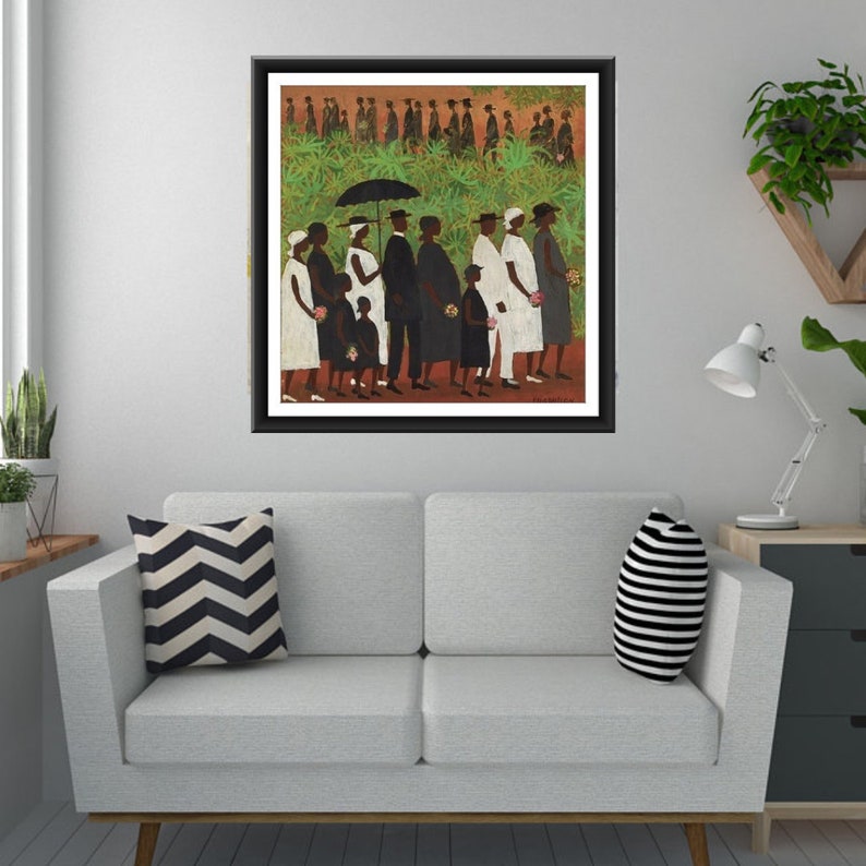 Ellis Wilson Funeral Procession Art Print – African American Art ...