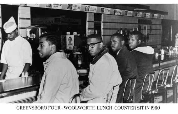 Civil Rights Movement Sit Ins At Lunch Counter