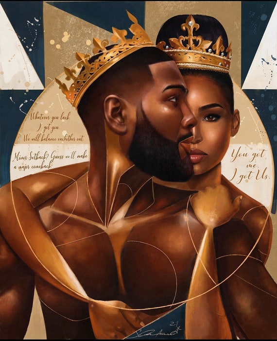 African American Romance Art