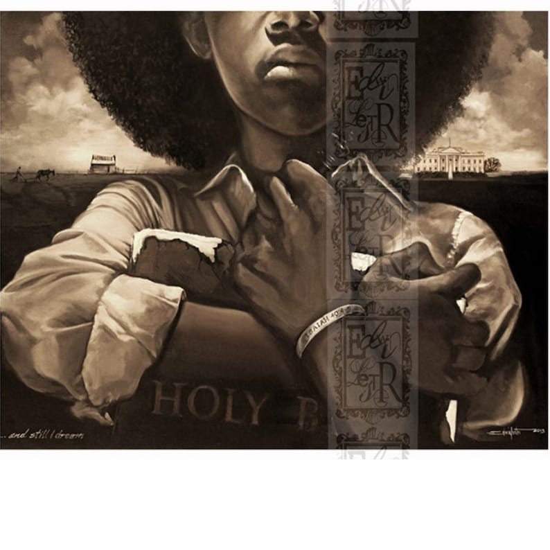 And Still I Dream / Edwin Lester / African American Art / - Etsy