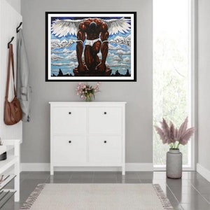 Guardian Angel / Dion Pollard / African American Art / Black Art ...