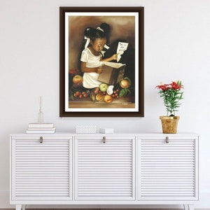 You Are What You Eat - Girl / Edwin Lester / African American Art ...