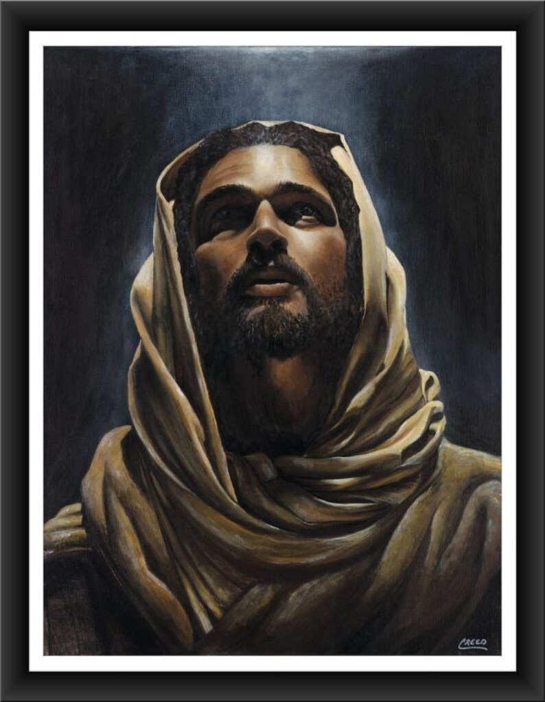 Black Jesus Art / the Messiah / Creed / African American Art / - Etsy