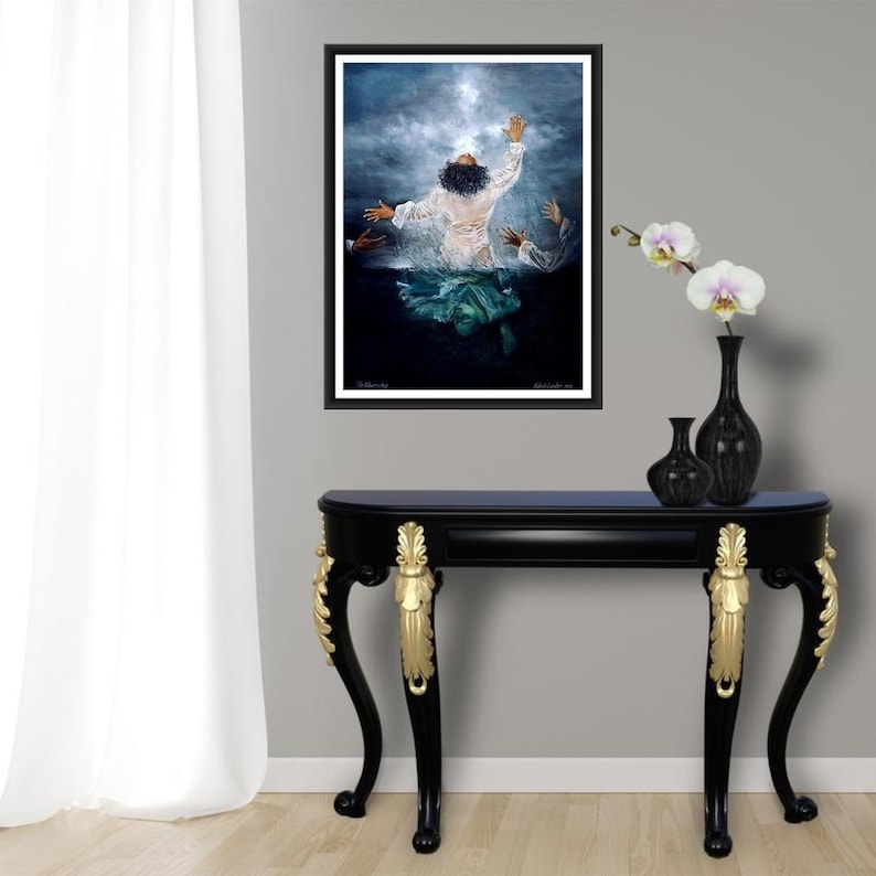 THE CLEANSING / Edwin Lester / African American Art / Black - Etsy