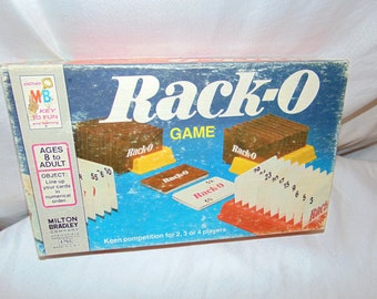 Vintage RACK-O Game Board Game Parker Brothers RACKO Best Friends Gift ...