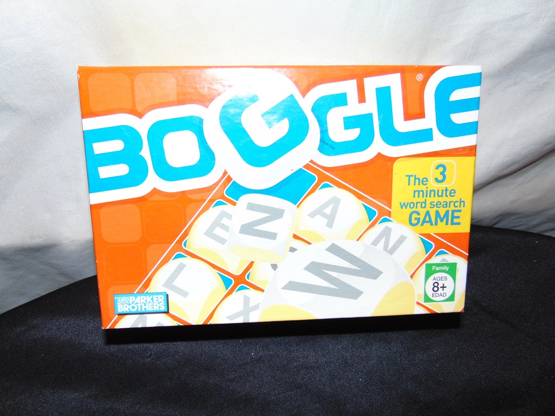 BOGGLE Word Game Parker Bros the 3 Minute Word Search Game - Etsy
