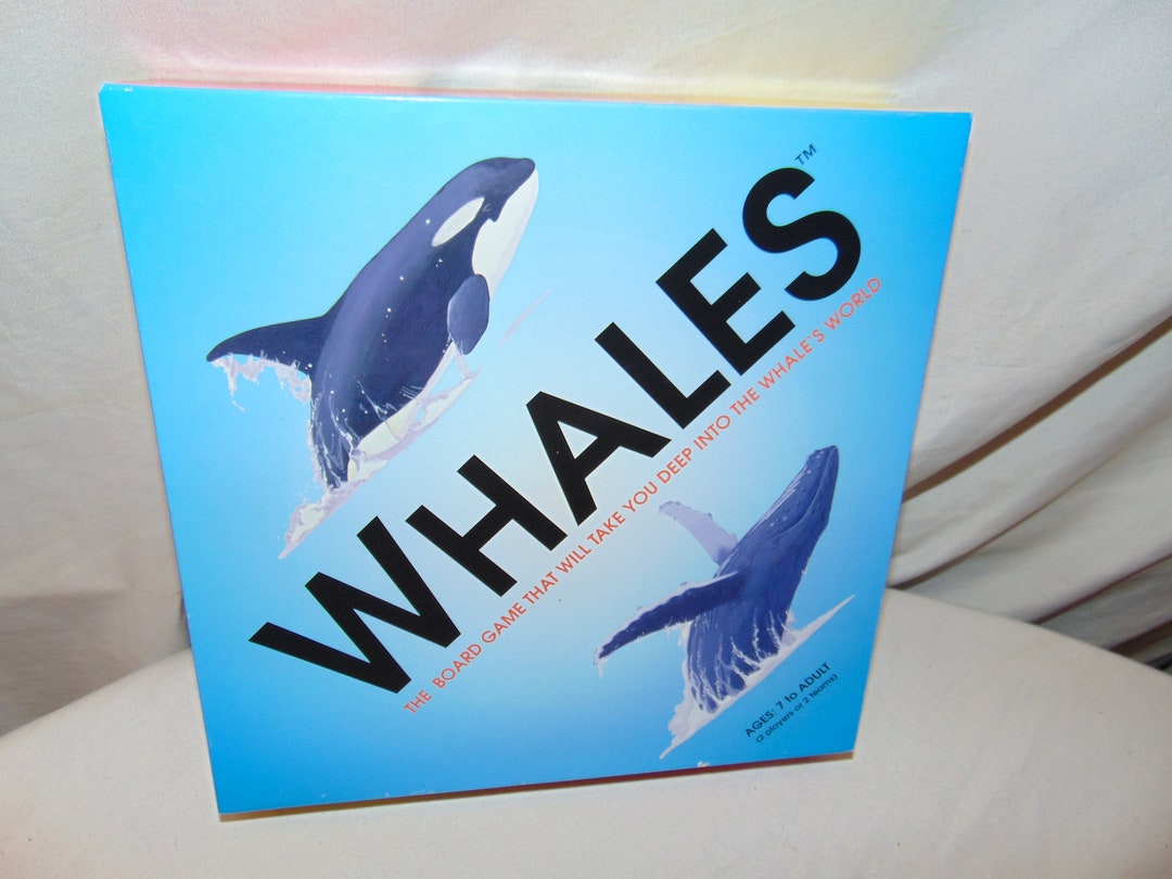 Vintage 1999 Whale's Board Game That Will Take You Deep Into the Whale ...