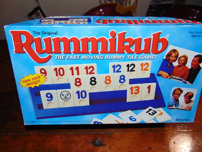 Vintage RUMMIKUB the Original Tile Game 1997 8+ 2-4 Players - Etsy