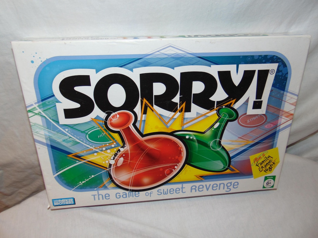 Sorry! the Game of Sweet Revenge Board Game by Parker Brothers 2005 ...
