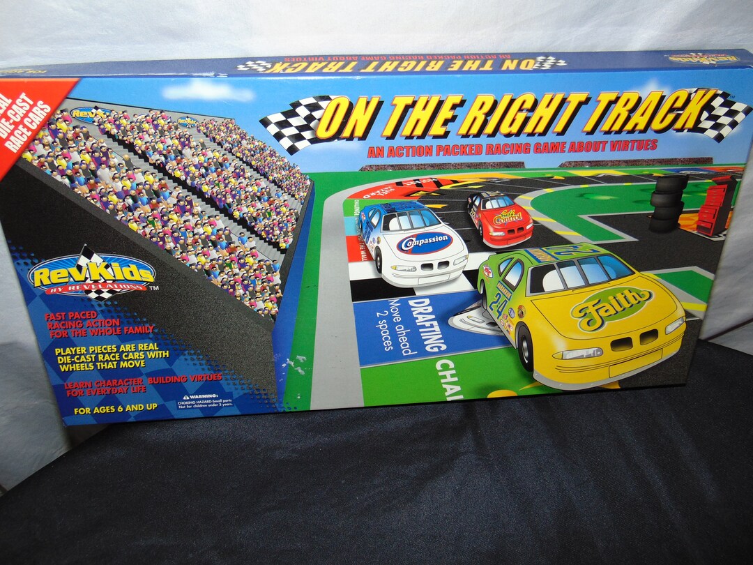 On the Right Track Board Game REVKIDS Game About Virtues Racers for ...