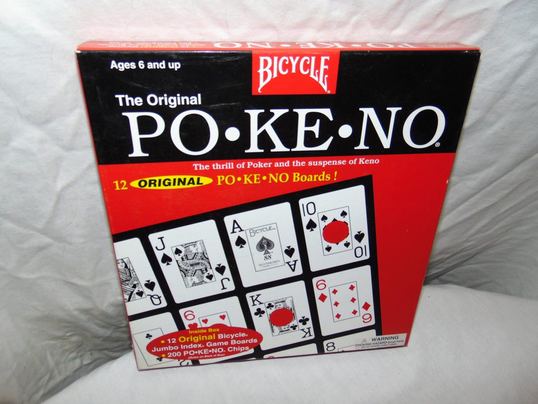 The Original Po-ke-no Board Card Game Bicycle Ages 6+ EUC - Etsy